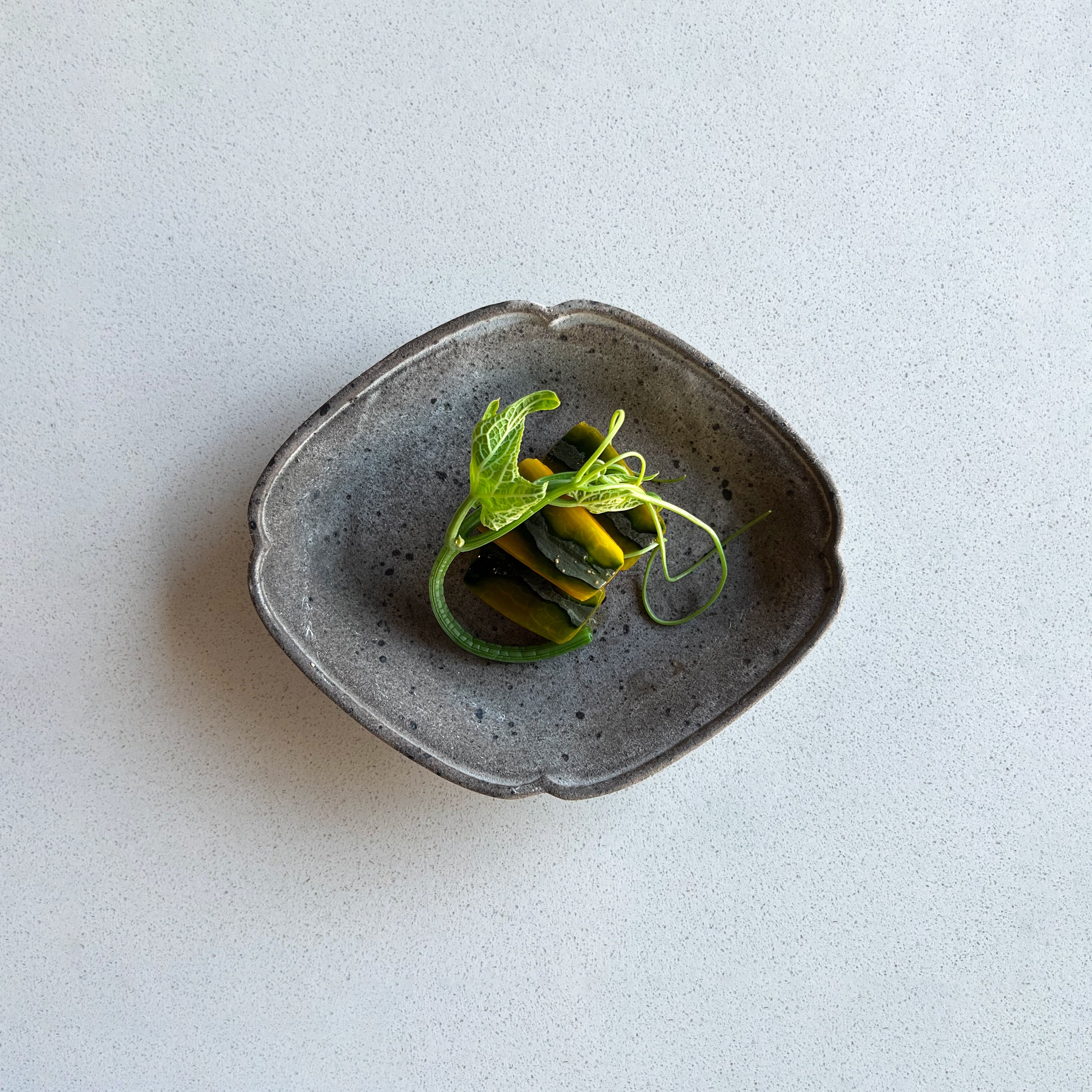 Hishigata Grey Plate 5.9" – Chanoyu Stories