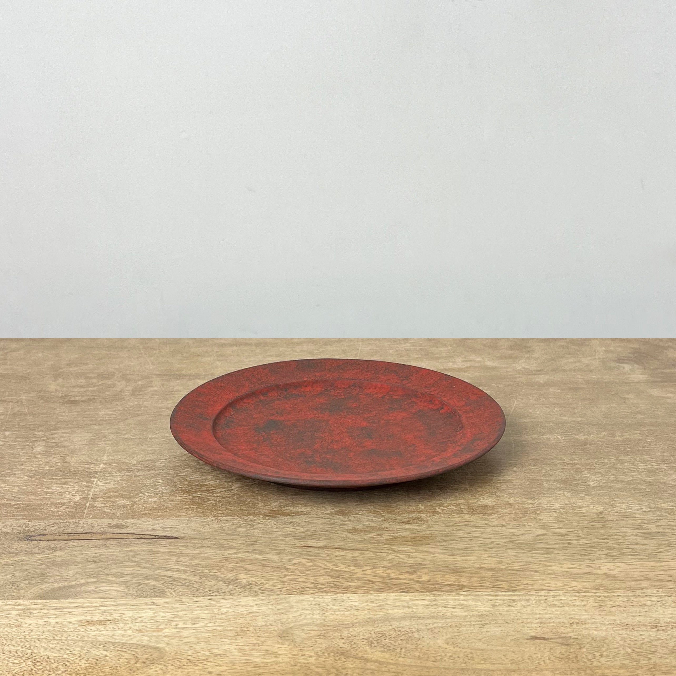 Red Rimmed Plate 8" – Chanoyu Stories